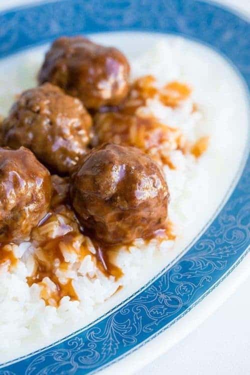 Sweet and Sour Meatballs Recipe - The Kitchen Magpie