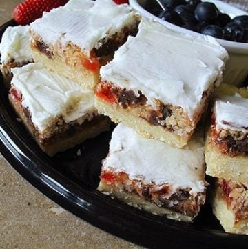 Chocolate Cherry Squares - The Kitchen Magpie
