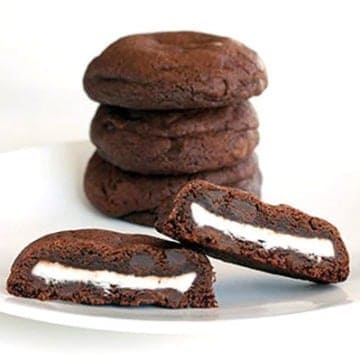 Double Mint Stuffed Chocolate Chip Cookies - The Kitchen Magpie