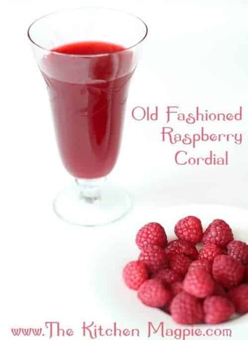 Anne of Green Gables Raspberry Cordial Recipe - The Kitchen Magpie