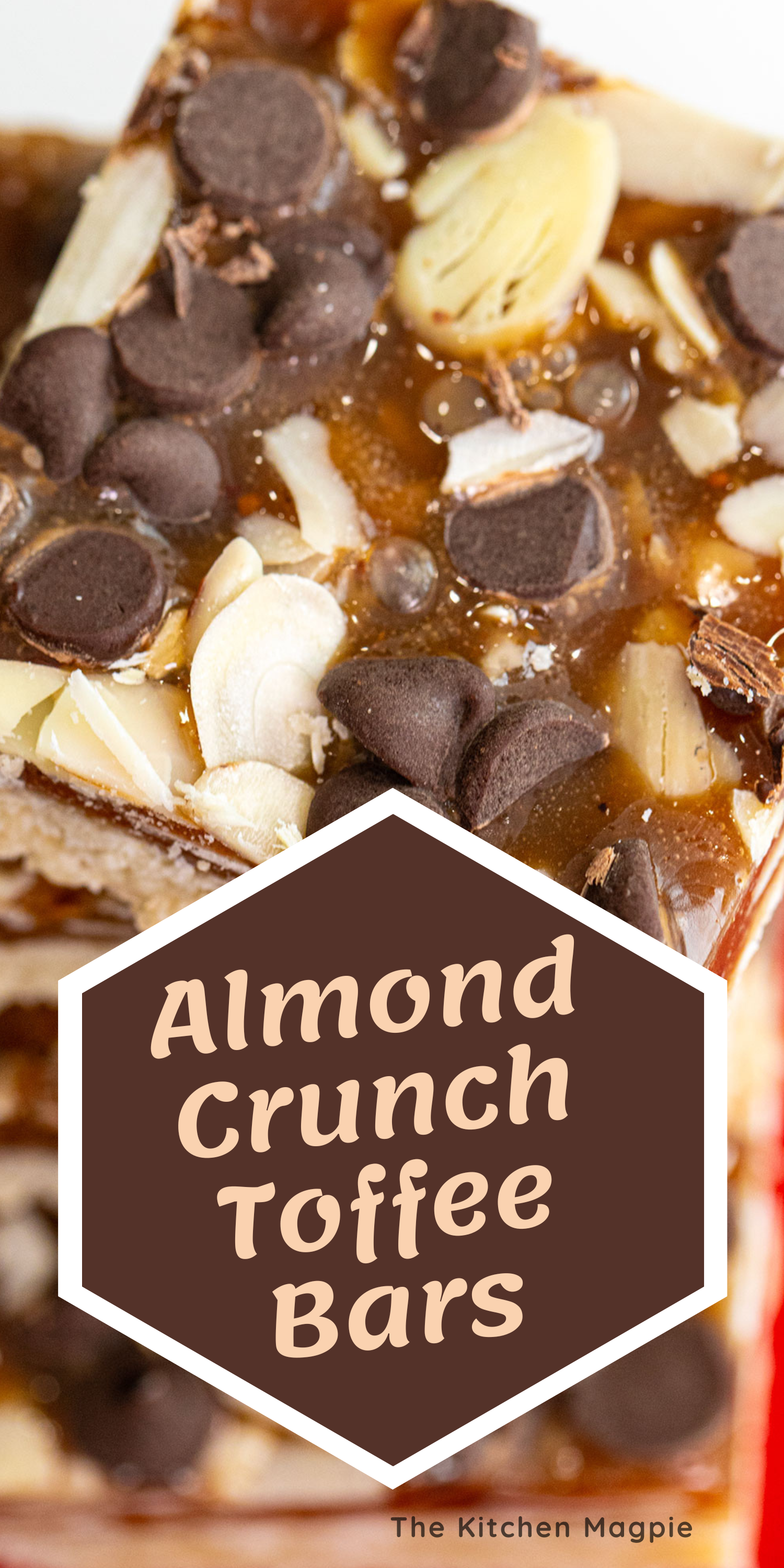 Almond Crunch Toffee Bars - The Kitchen Magpie
