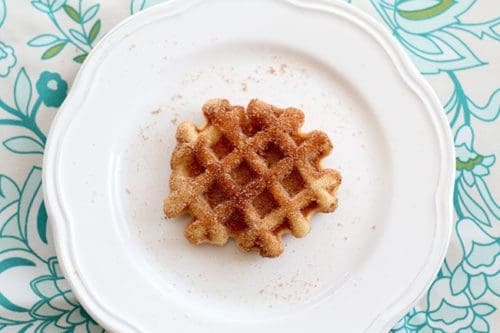 Mini Waffle Donuts - The Kitchen Magpie