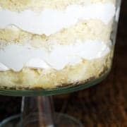 Malibu Rum Cake Trifle - The Kitchen Magpie