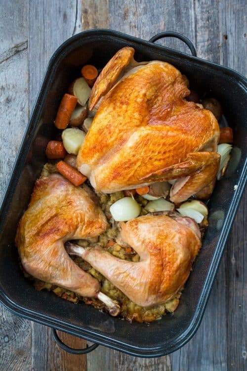 Deconstructed Turkey and Stuffing With Vegetables in ONE Roaster! - The ...