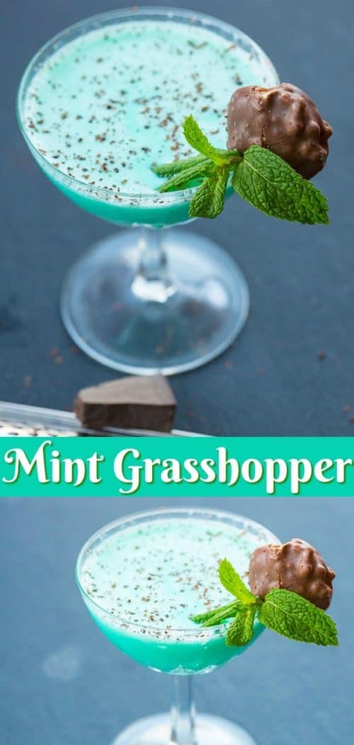 The Grasshopper Cocktail Drink - The Kitchen Magpie