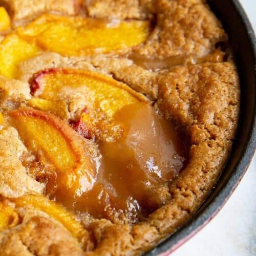 Bisquick™ Peach Cobbler Recipe - The Kitchen Magpie