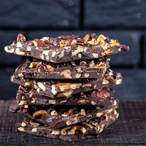 Turtle Chocolate Bark - The Kitchen Magpie