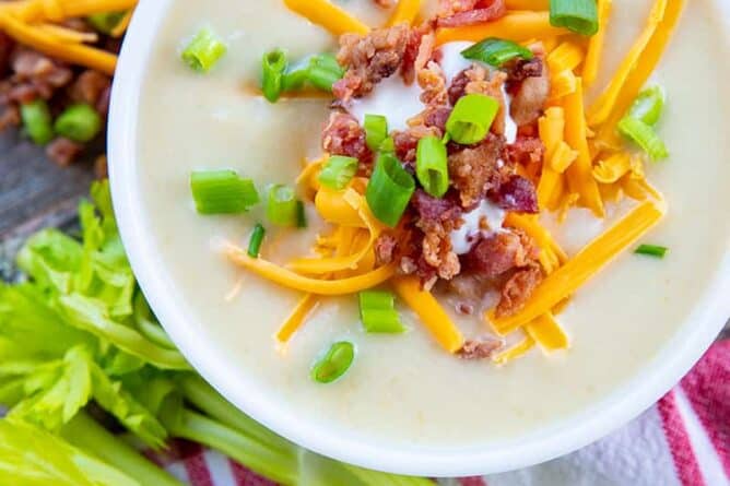 Cream of Celery Soup - The Kitchen Magpie