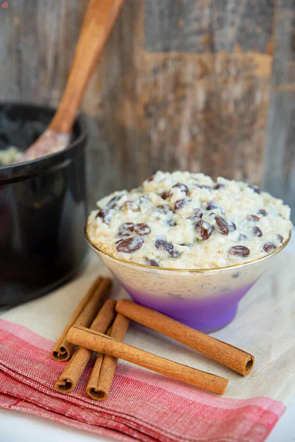 Rice Pudding with Cooked Rice - The Kitchen Magpie