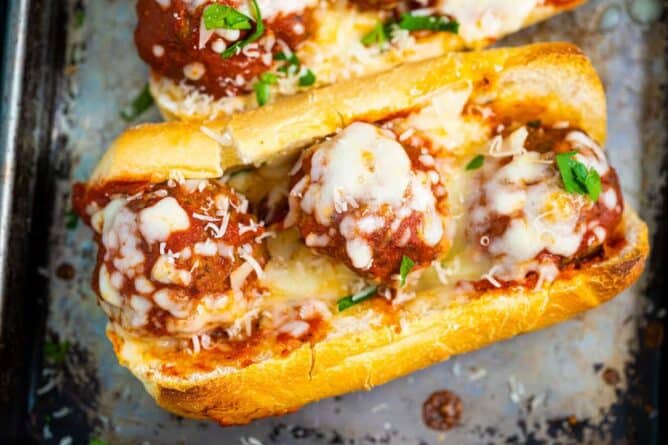 Meatball Sub - The Kitchen Magpie