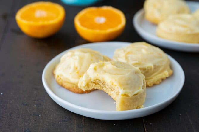 The Best Glazed Orange Cookies - The Kitchen Magpie