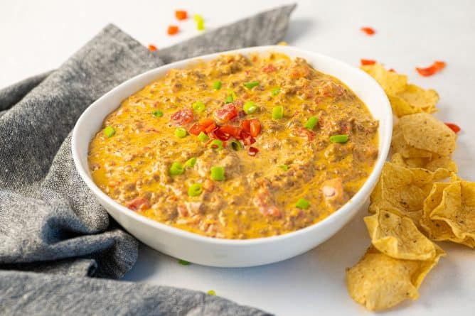 Rotel Dip, The BEST Velveeta Cheese Dip - The Kitchen Magpie