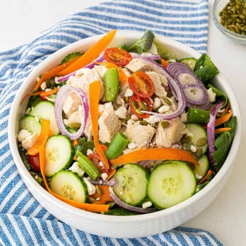 Green Goddess Kale Salad - The Kitchen Magpie