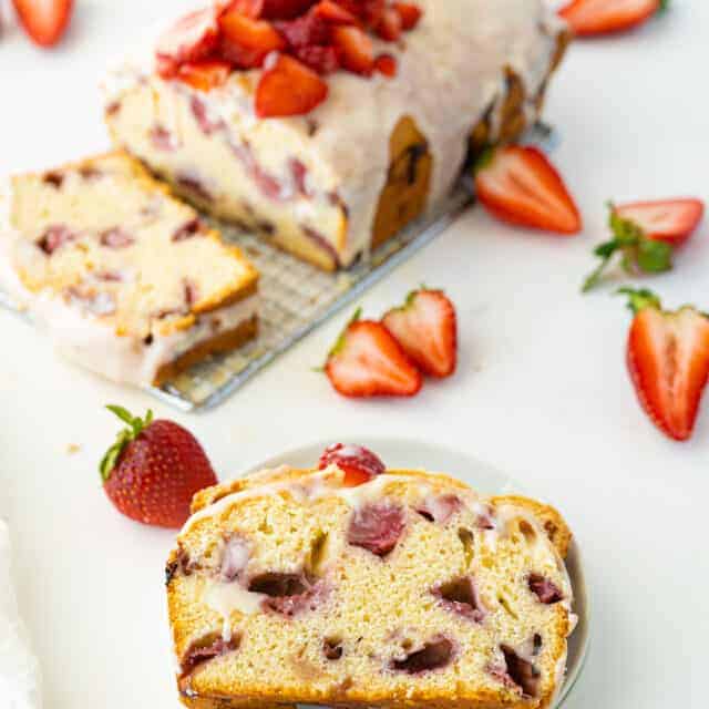 Strawberry Bread - The Kitchen Magpie