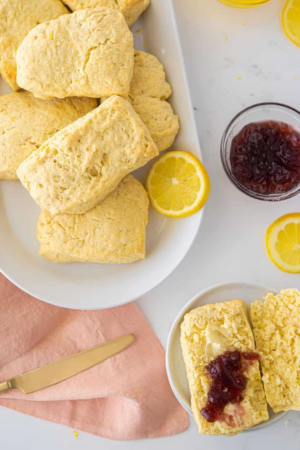 Lemon Scones - The Kitchen Magpie