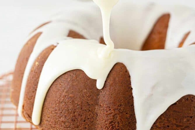 Powdered Sugar Glaze - The Kitchen Magpie