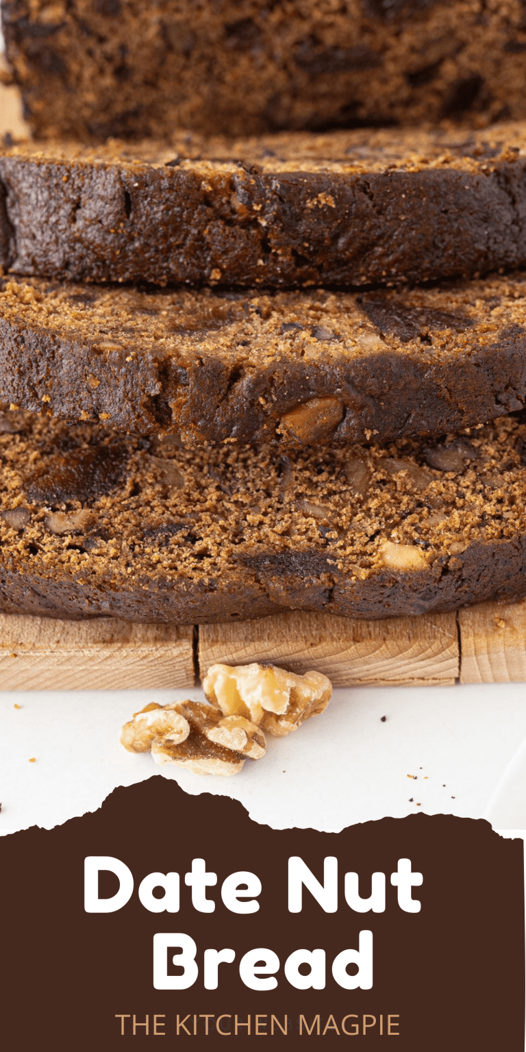 Date Nut Bread - The Kitchen Magpie