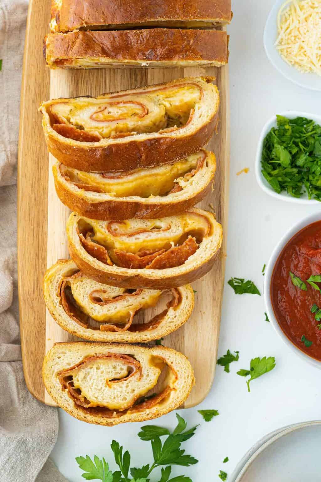 Pepperoni Bread - The Kitchen Magpie