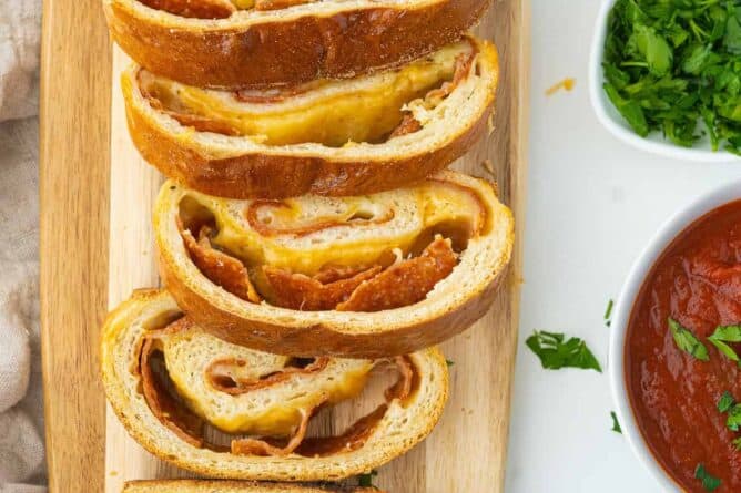 Pepperoni Bread - The Kitchen Magpie