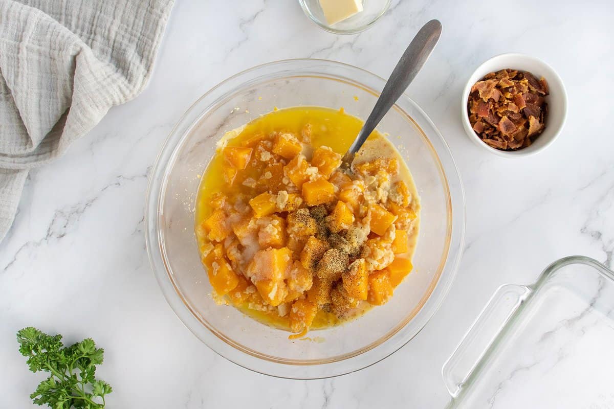 Squash Casserole - The Kitchen Magpie