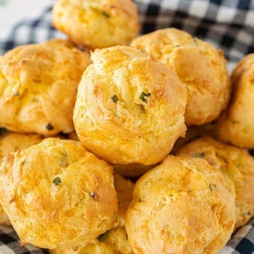 Cheese Puffs (Gougères) - The Kitchen Magpie