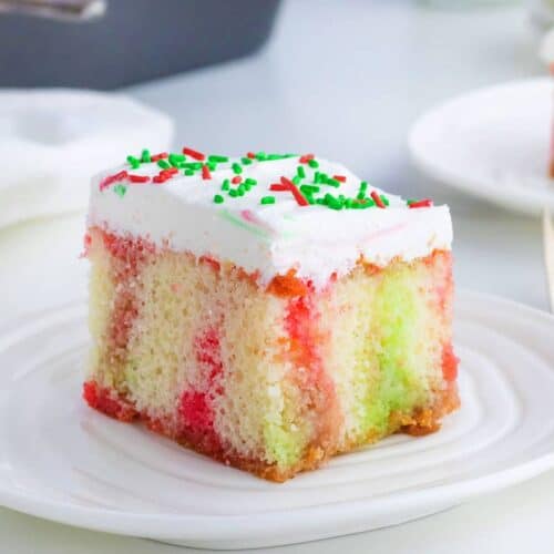 Jello Poke Cake - The Kitchen Magpie