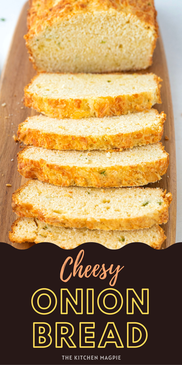 Cheesy Onion Bread - The Kitchen Magpie