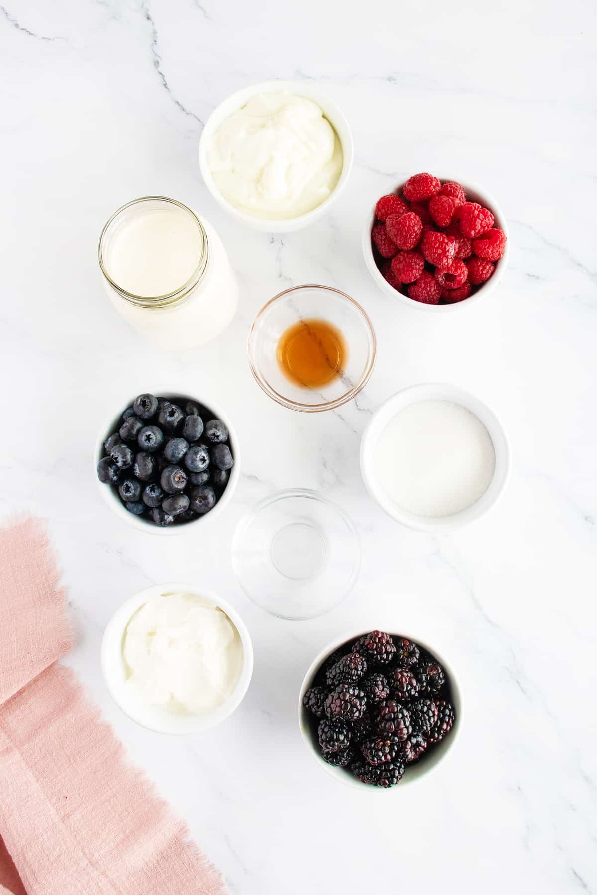 Swedish Creme with Summer Berries - The Kitchen Magpie
