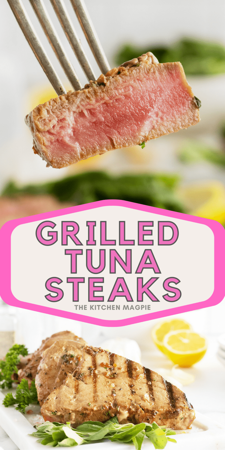 Grilled Tuna Steaks - The Kitchen Magpie
