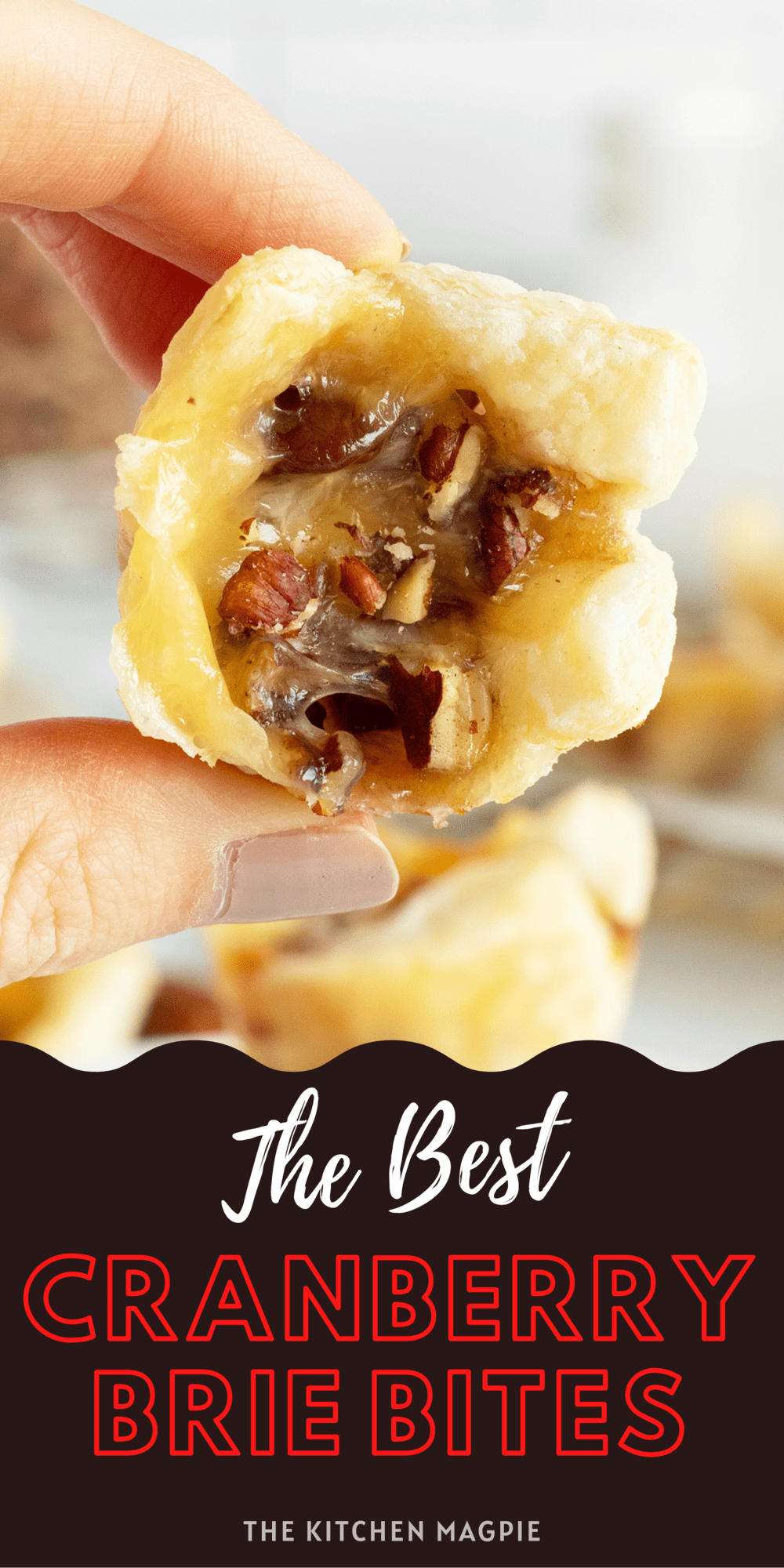 Cranberry Brie Bites - The Kitchen Magpie