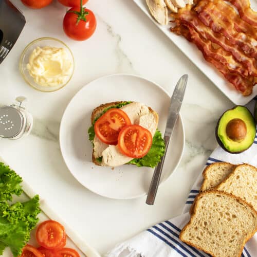 Turkey Club Sandwich - The Kitchen Magpie