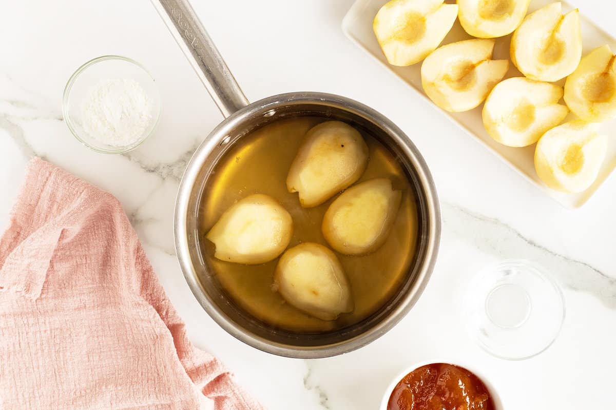 Poached Pears - The Kitchen Magpie