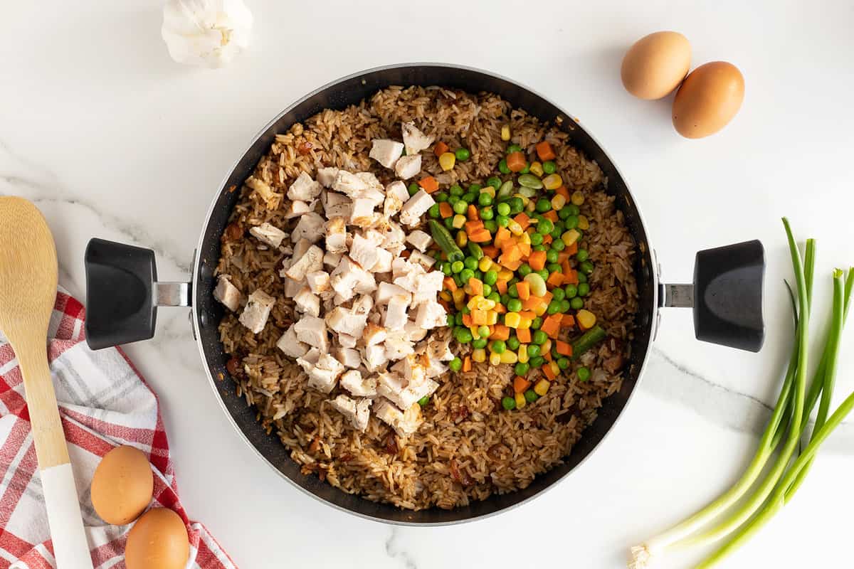 Chicken Fried Rice - The Kitchen Magpie