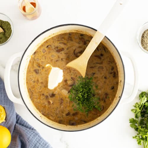 Hungarian Mushroom Soup - The Kitchen Magpie