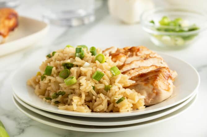 Teriyaki Rice - The Kitchen Magpie