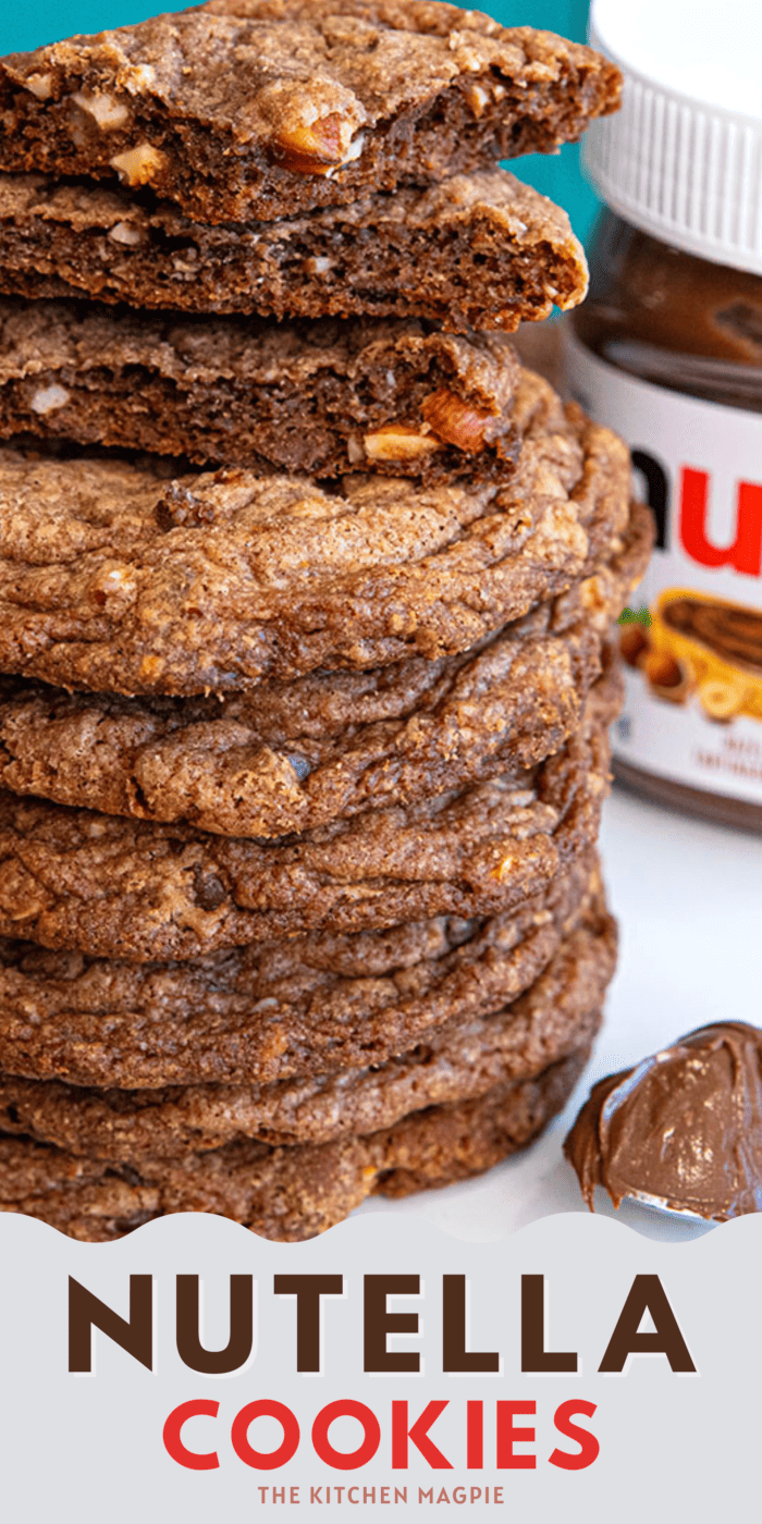 Nutella Cookies - The Kitchen Magpie