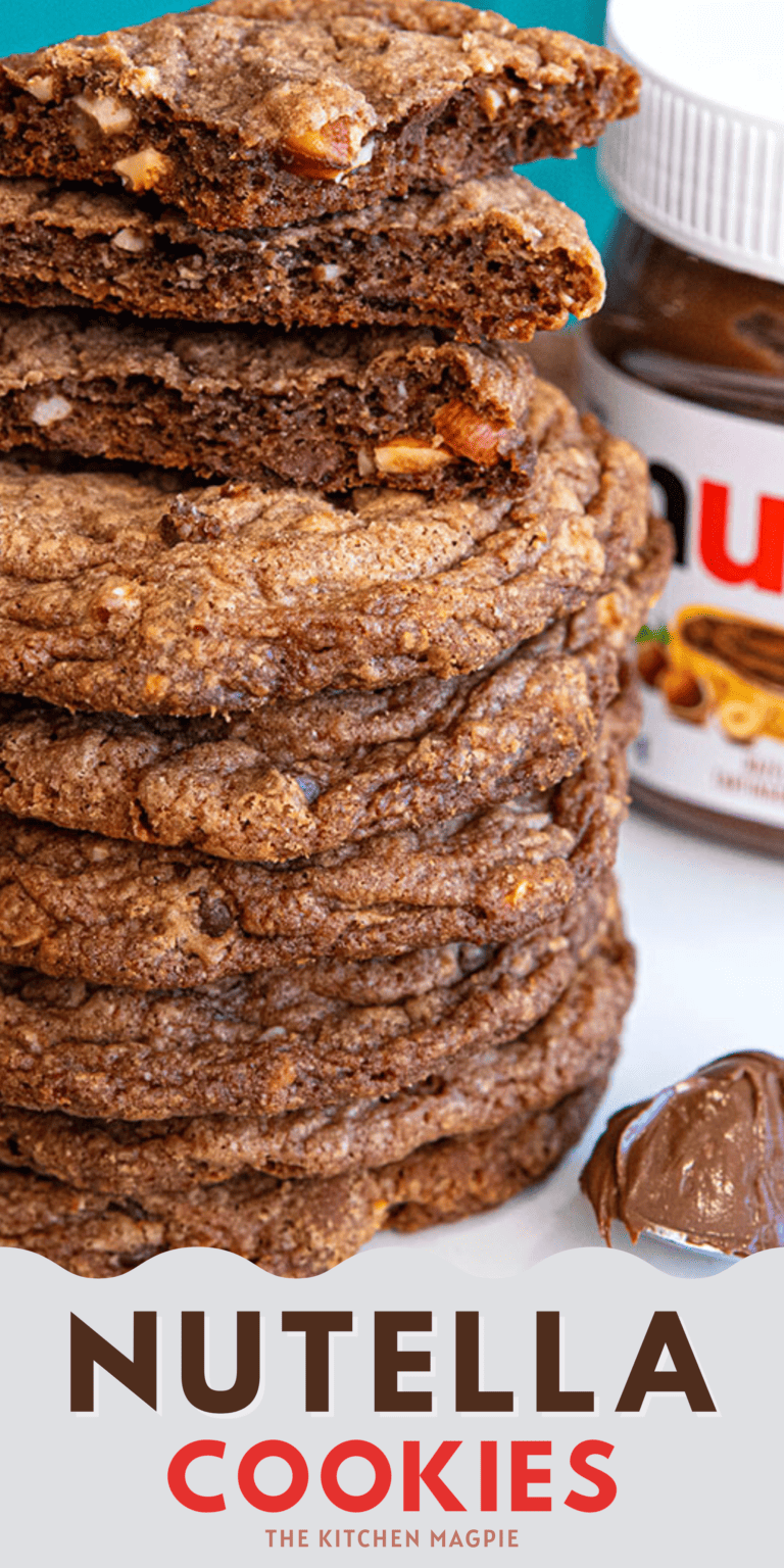 Nutella Cookies - The Kitchen Magpie