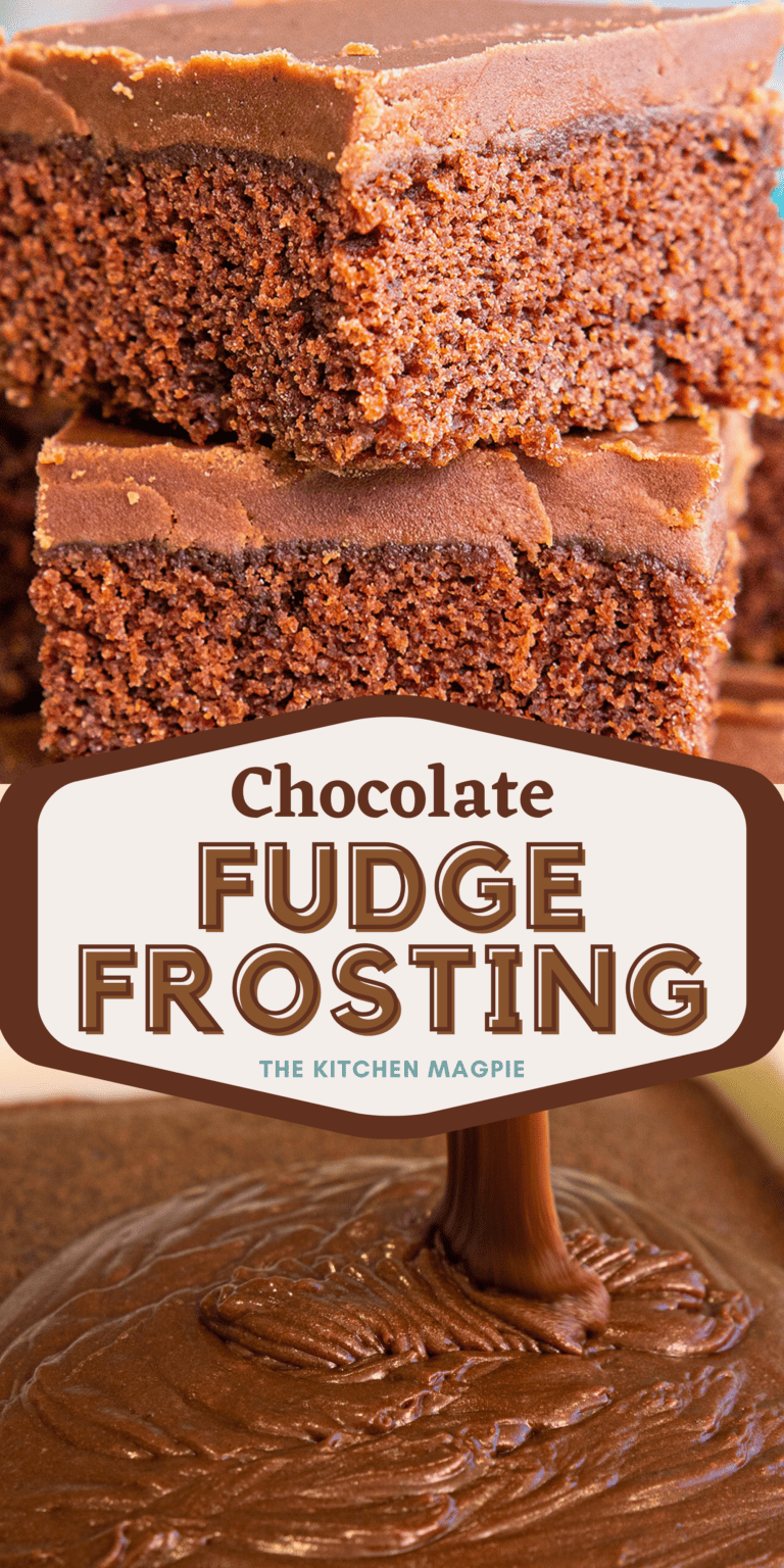 Chocolate Fudge Frosting - The Kitchen Magpie