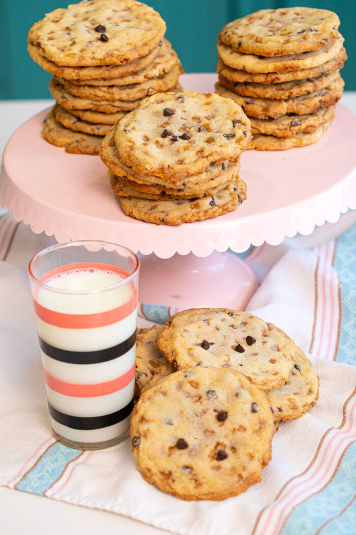 Toffee Crunch Cookies : The Kitchen Magpie