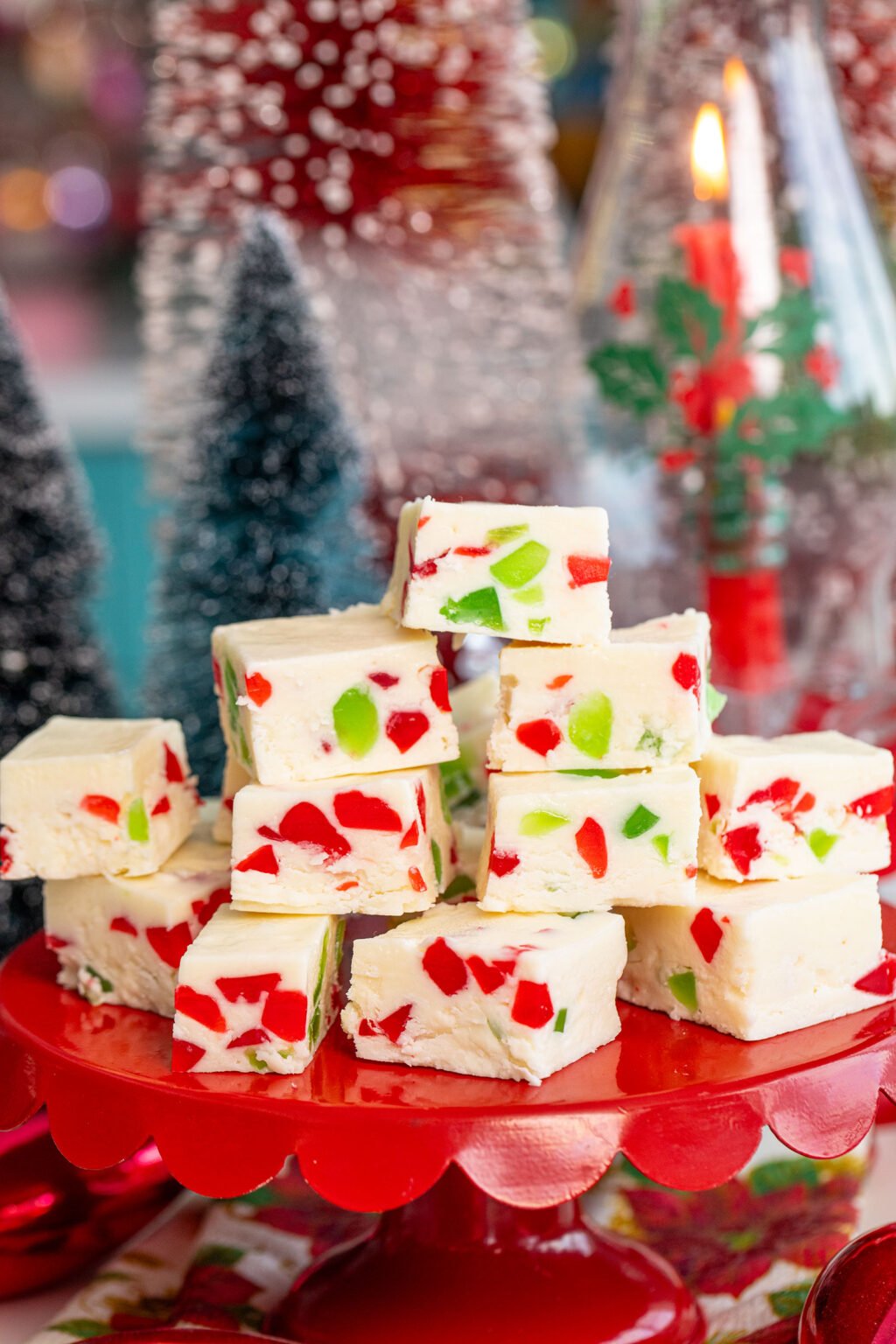 3 Ingredient Christmas Fudge - The Kitchen Magpie