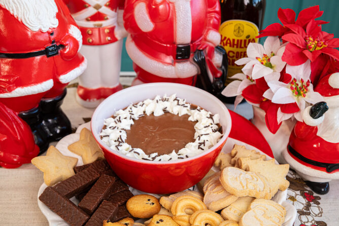 Kahlua Cheesecake Dip - The Kitchen Magpie