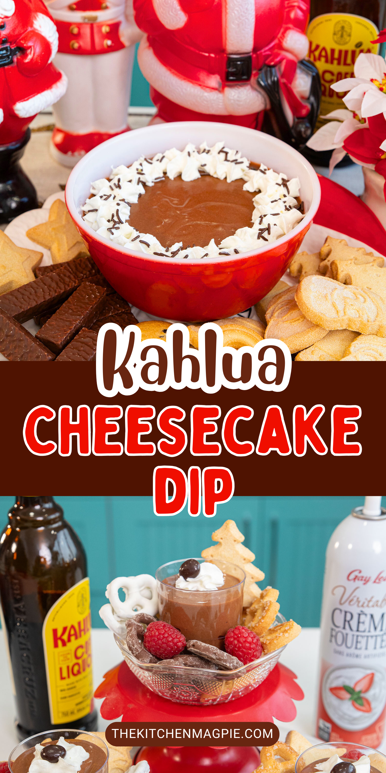 Kahlua Cheesecake Dip - The Kitchen Magpie