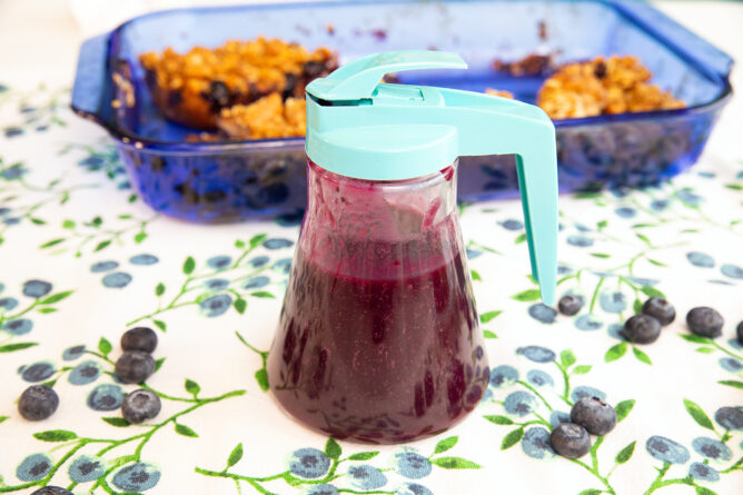 Homemade Blueberry Syrup - The Kitchen Magpie