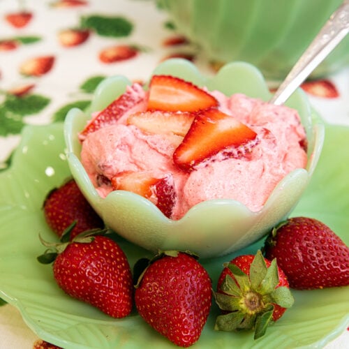 Retro Strawberry Fluff - The Kitchen Magpie