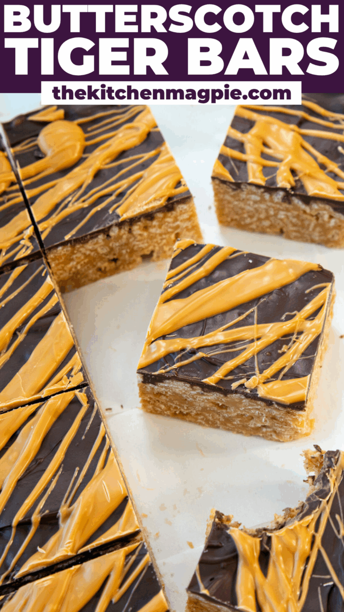 Butterscotch Tiger Bars - The Kitchen Magpie