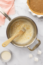 Marshmallow Pineapple Pie - The Kitchen Magpie