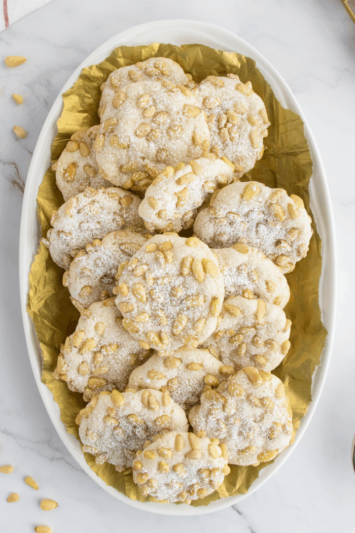 Italian Pignoli Cookies (Super Simple!)