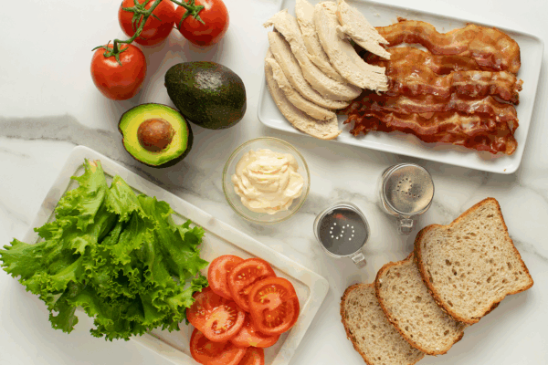 Turkey Club Sandwich - The Kitchen Magpie