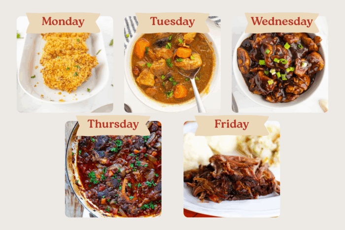 Weekly Meal Plan: September 29th - The Kitchen Magpie