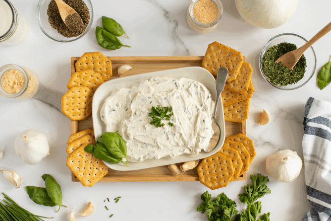 Whipped Cream Cheese - The Kitchen Magpie
